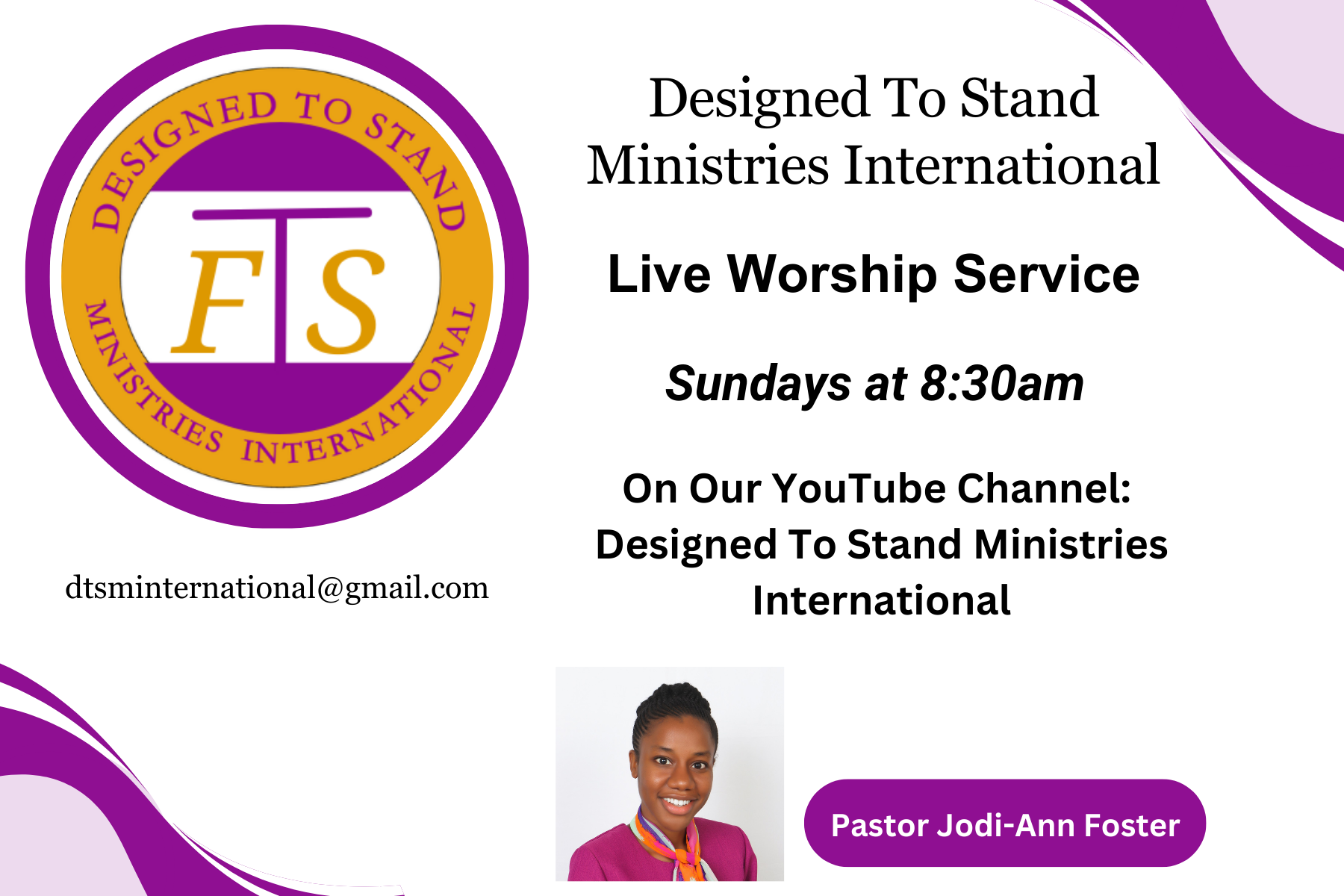 Worship Service – Designed To Stand Ministries International